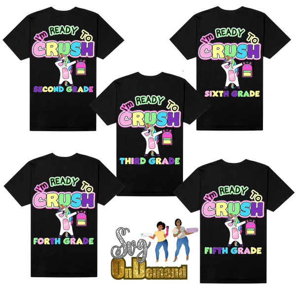 Unicorn Back to School Png Bundle – SVG OnDemand
