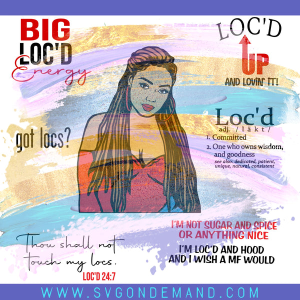 Ms. Loc'd Up – SVG OnDemand