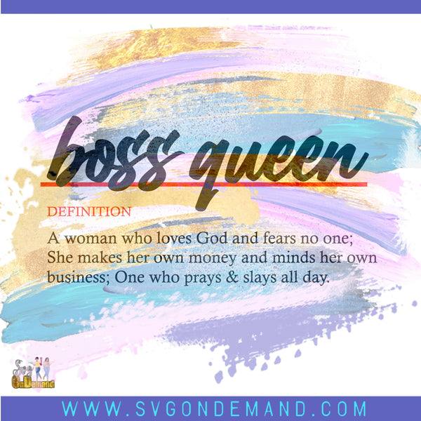 BOSS QUEEN DEFINITION – SVG OnDemand